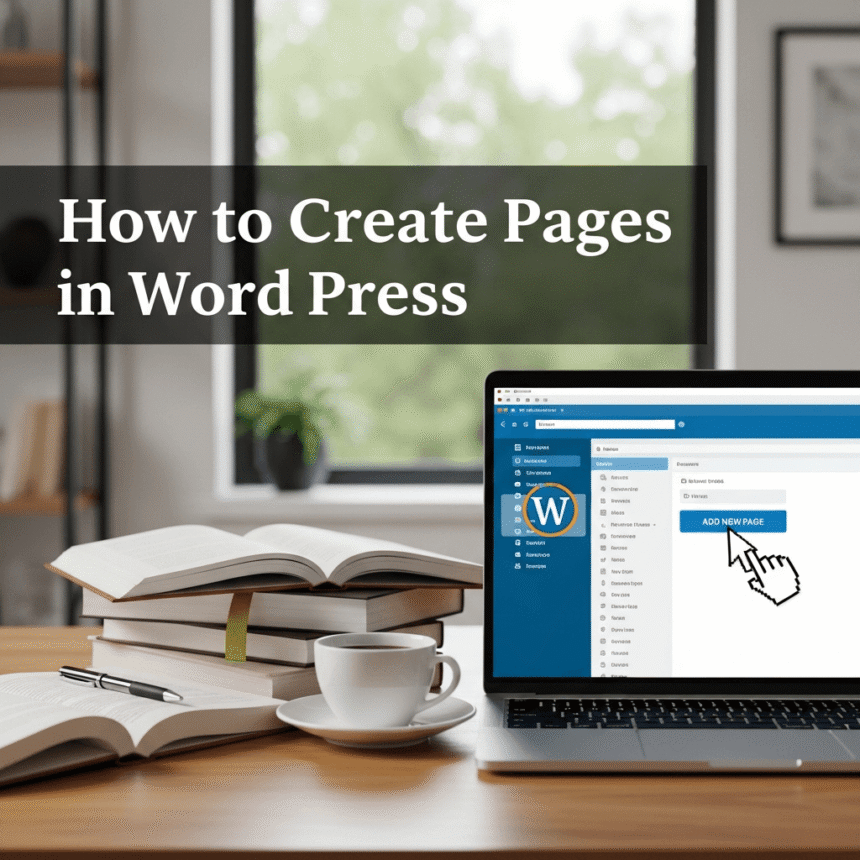 How to Create Pages in WordPress - Earn AI Classmates