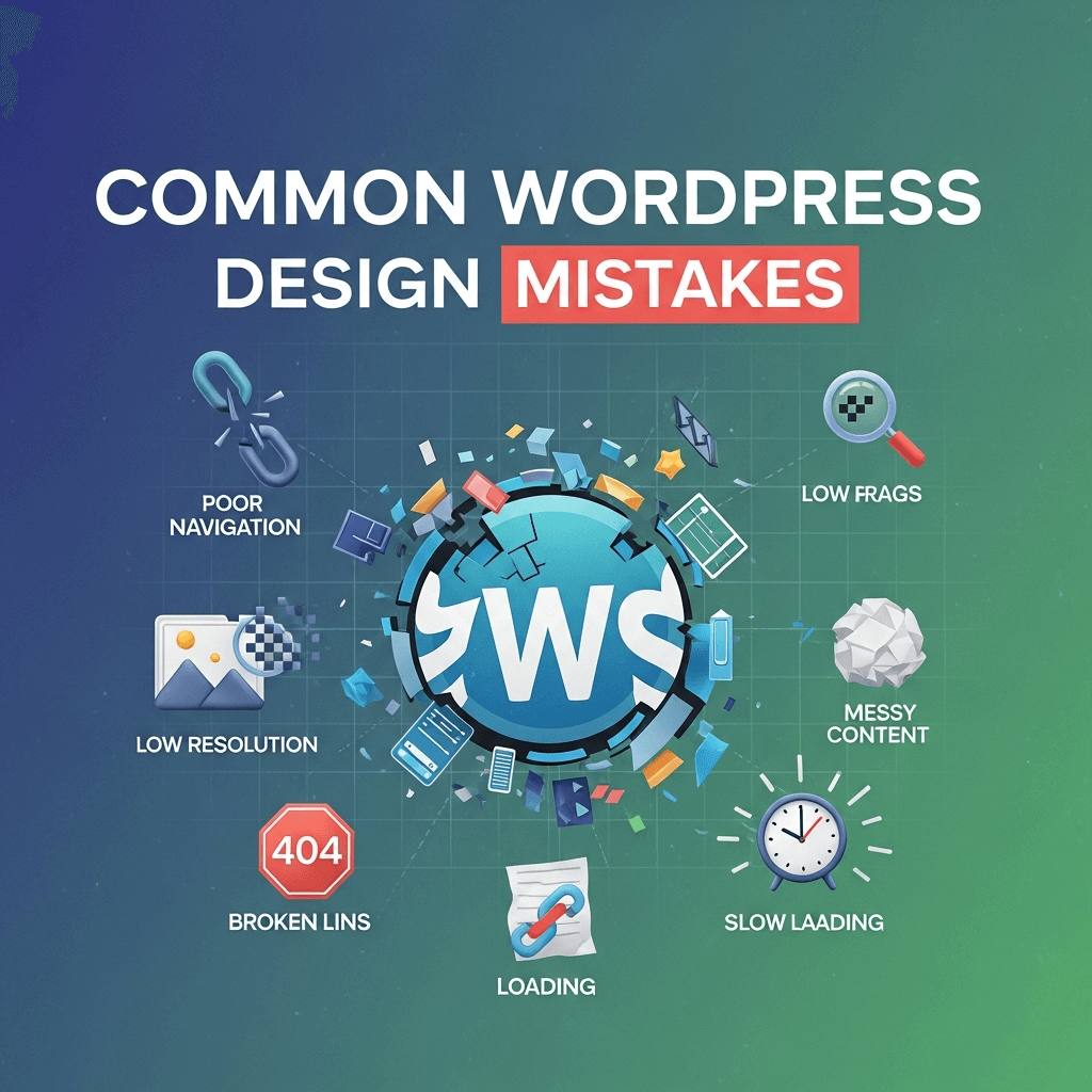 Common WordPress Design Mistakes - Earn AI Classmates
